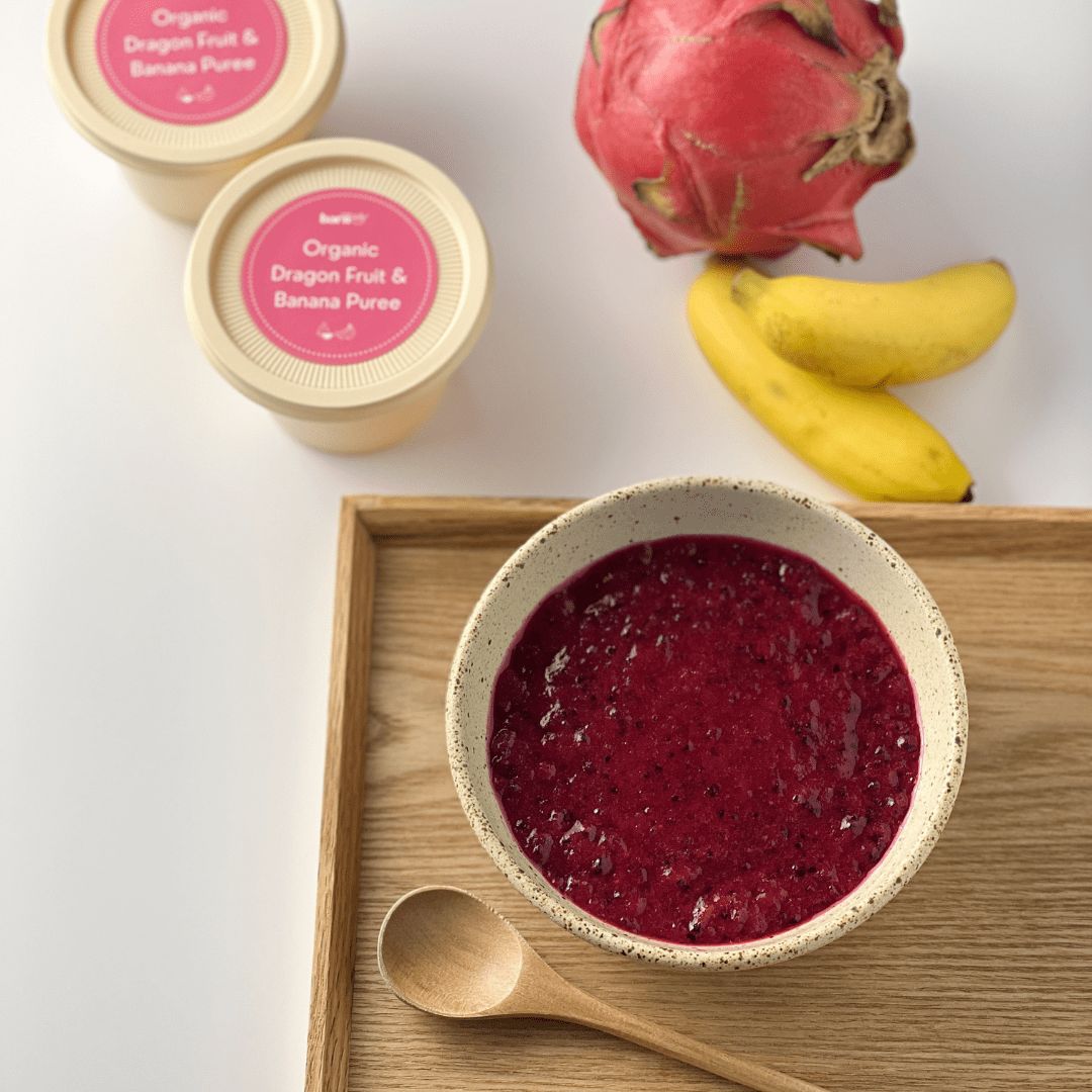 Shop Organic Dragon Fruit & Banana Puree for Babies 6M+ | Little Barn